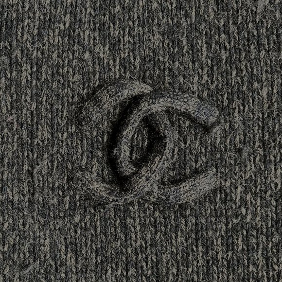 CHANEL | Dresses | Chanel 208 Sports Logo Patch Woven Dress 40 | Poshmark